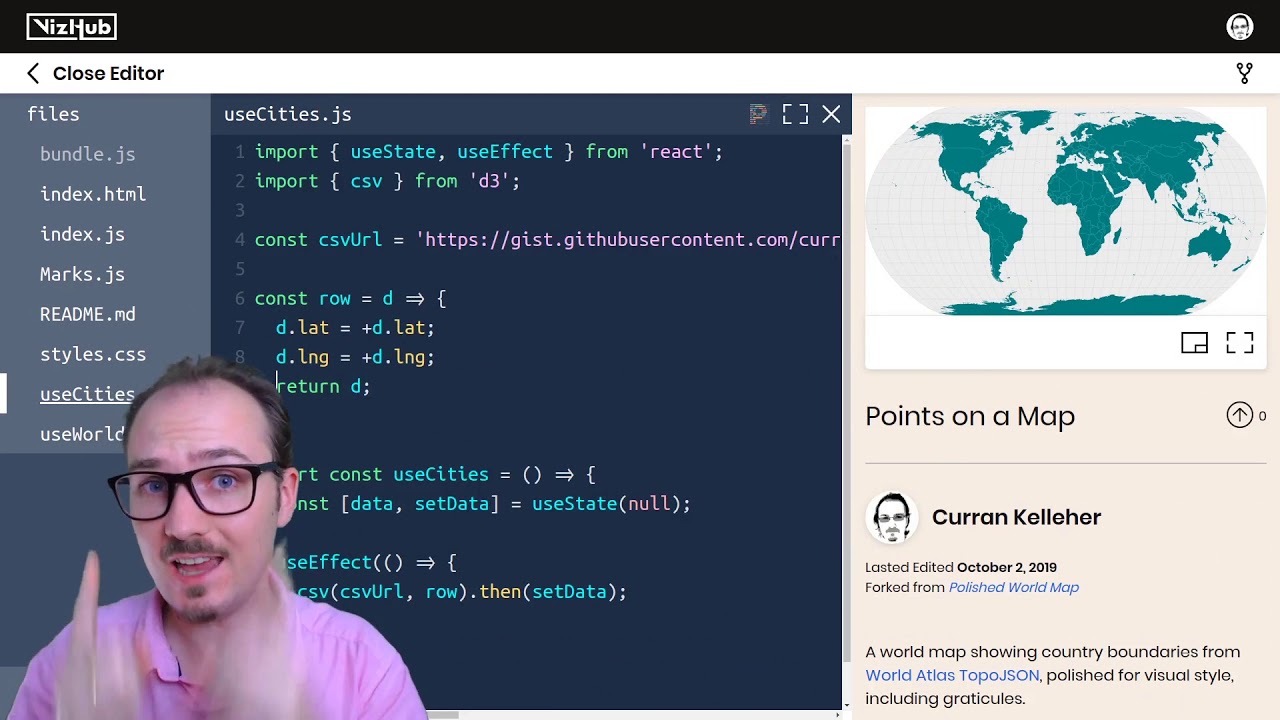 Datavis 2020 Episode 36 - Points on a Map - YouTube