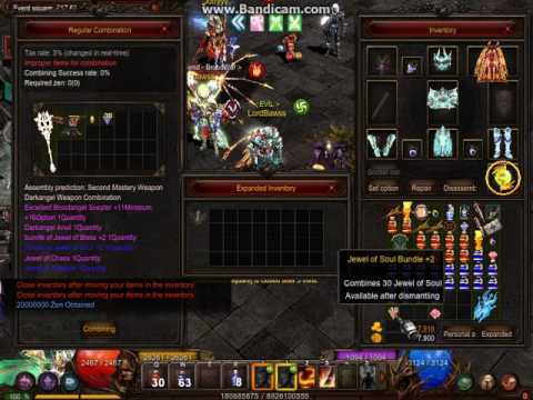 Mu Online Helheim- Creating a Darkangel Scepter - YouTube