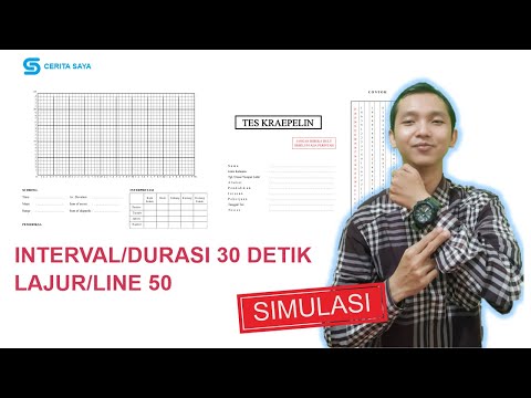 AUDIO KRAEPLIN TEST - INTERVAL 20 DETIK - DURASI +-17 MENIT - MODEL 50 LAJUR/LINE