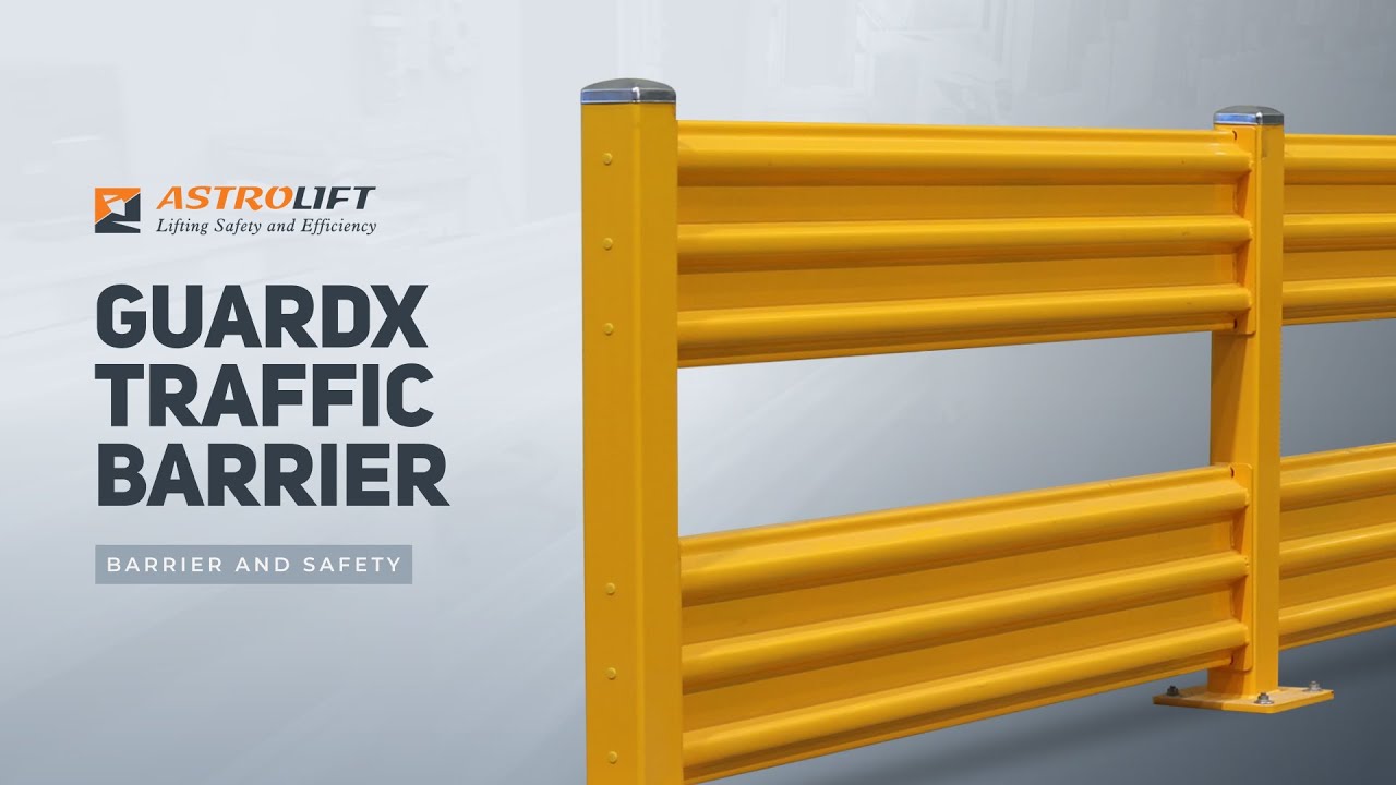GuardX Warehouse Traffic Barrier | Astrolift NZ - YouTube