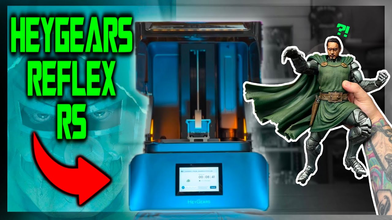 Heygears Reflex Rs - Resin 3d Printer - YouTube