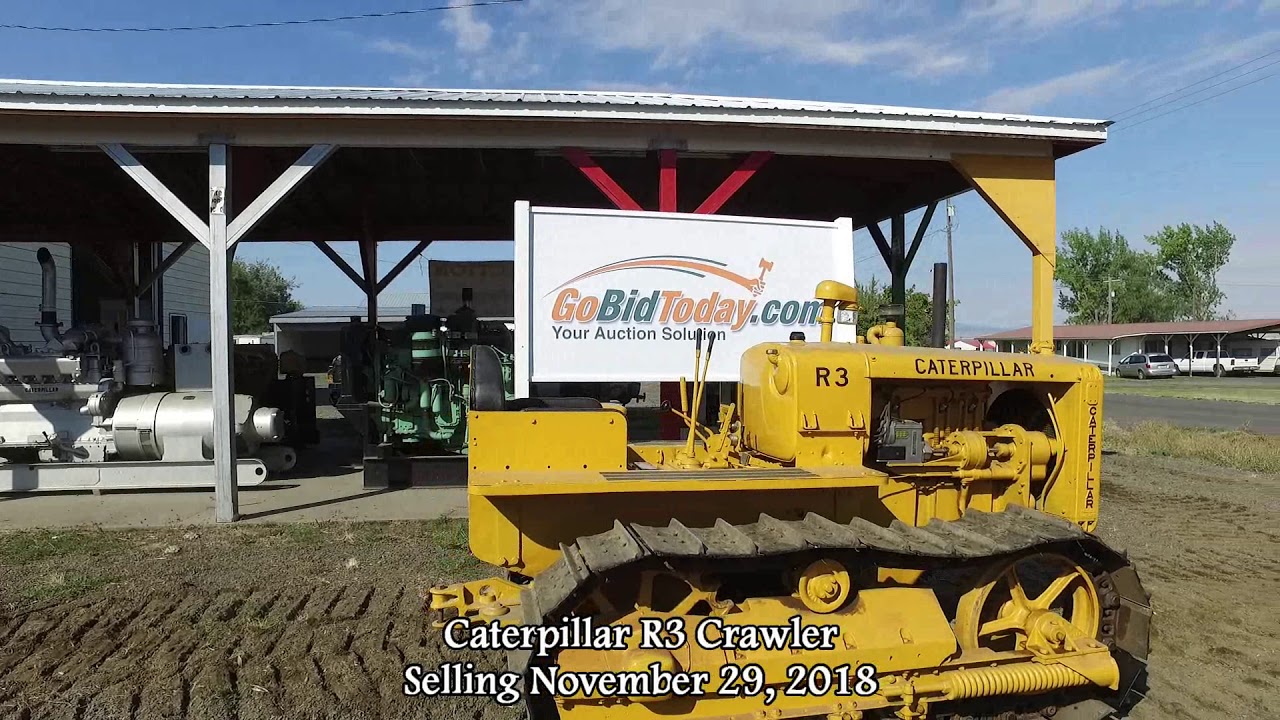 Caterpillar R3 for sale at auction - Rare! - YouTube