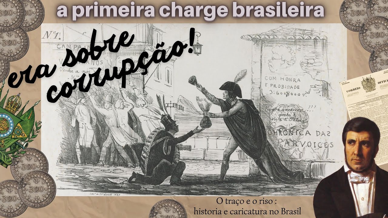 História da primeira charge brasileira: A Campainha e o Cujo - YouTube