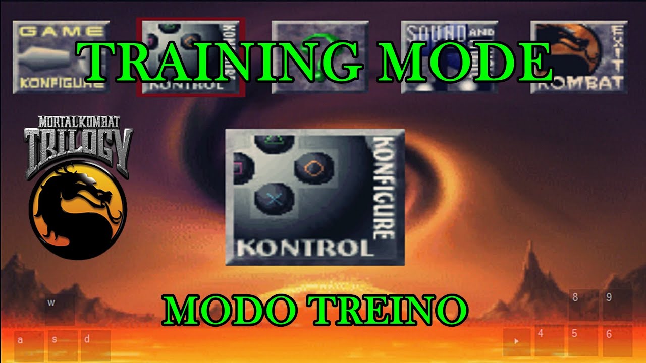 MORTAL KOMBAT TRILOGY TUTORIAL : MODO TREINO - YouTube