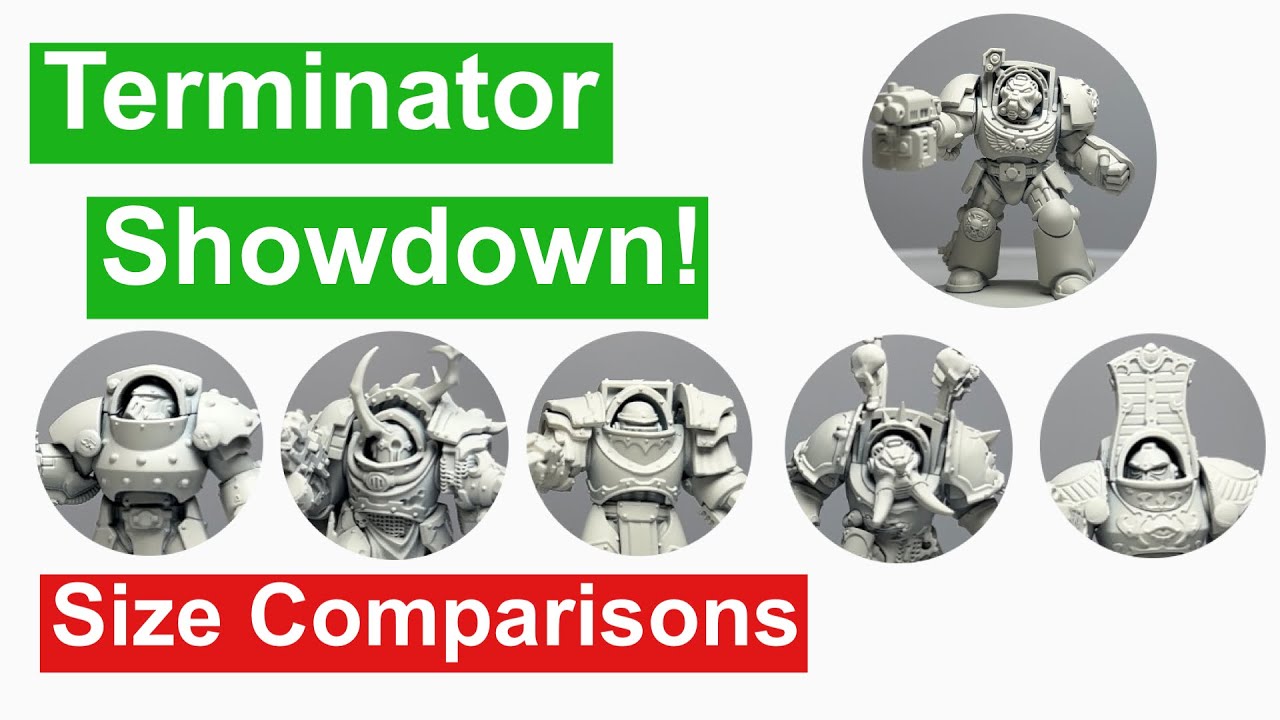 Leviathan terminators size against other Terminators - YouTube