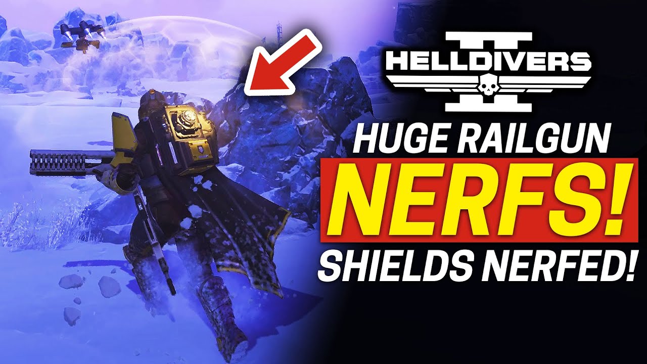 Helldivers 2 - Railgun NERFED! Shield Backpack NERFED! New META Patch! - YouTube