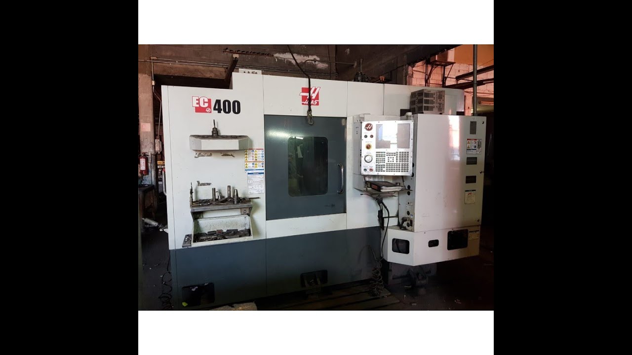 Haas EC400 4 axis HMC New 2013 - YouTube