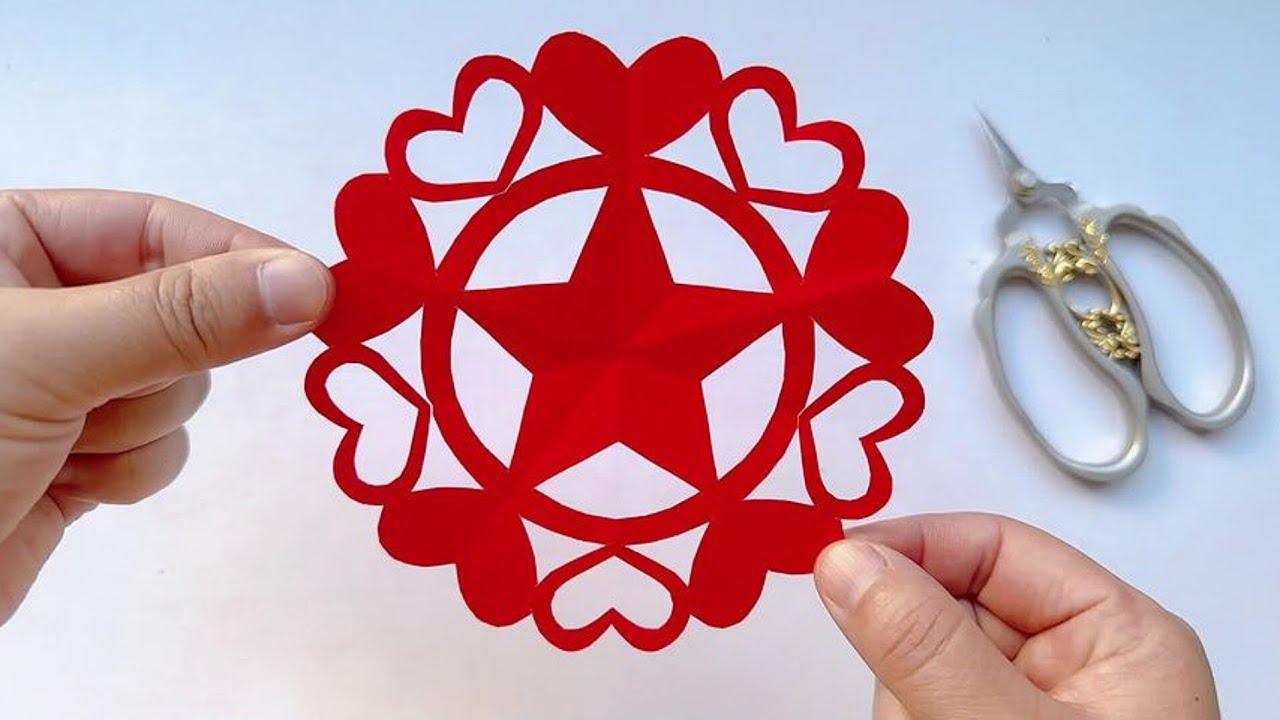 Paper Cutting New Design - Paper Cutting Tutorial - How To Make Paper ...