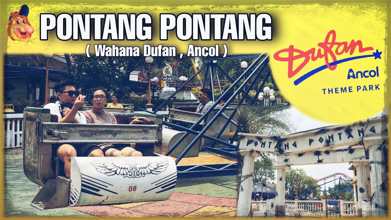 PONTANG PONTANG ( Wahana DuFan , Ancol ) : Duduk diatas bangku berputar random , Bikin Pusing ...