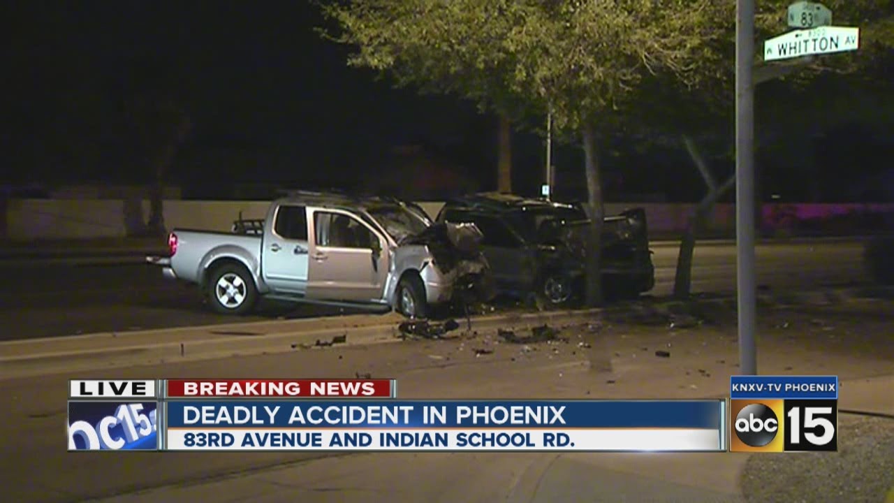Deadly accident in Phoenix - YouTube