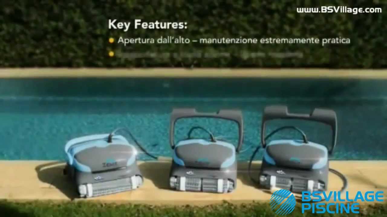 Robot pulitore piscina Dolphin Zenit by Maytronics.avi - YouTube