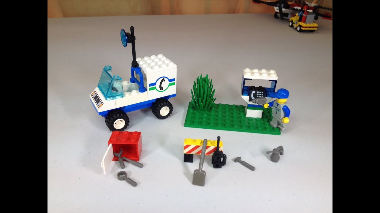LEGO Vintage Review Telephone Repair set 6422 from 1998 - YouTube