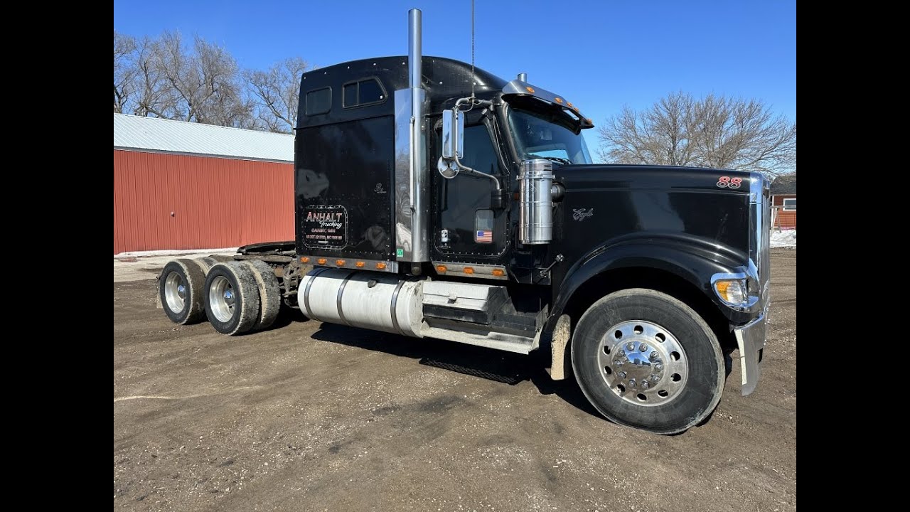2001 International 9900 Semi Tractor, 1.6m Miles, CAT C15 Engine, 13 ...