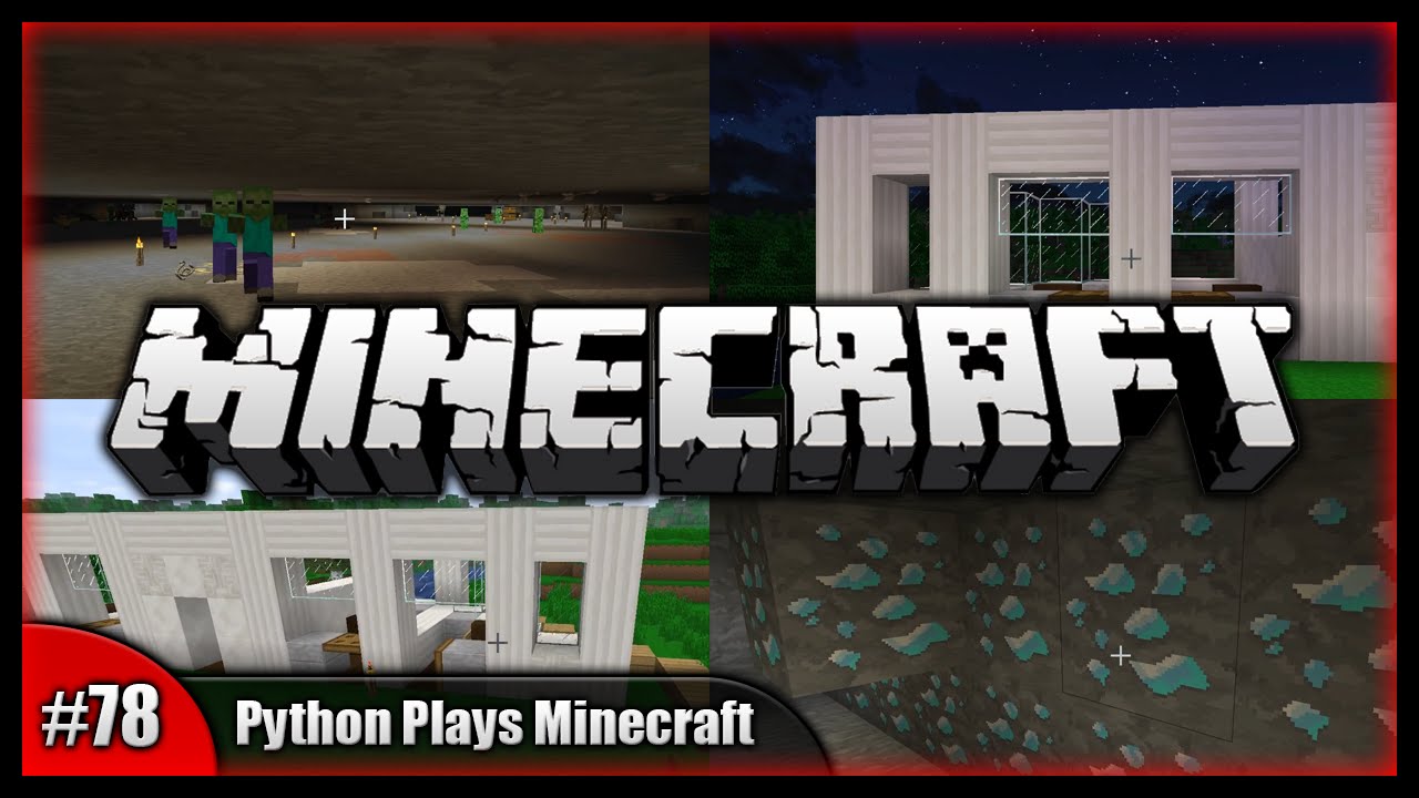 Python Plays Minecraft || Diamonds For Days! Villager Island Bank ...