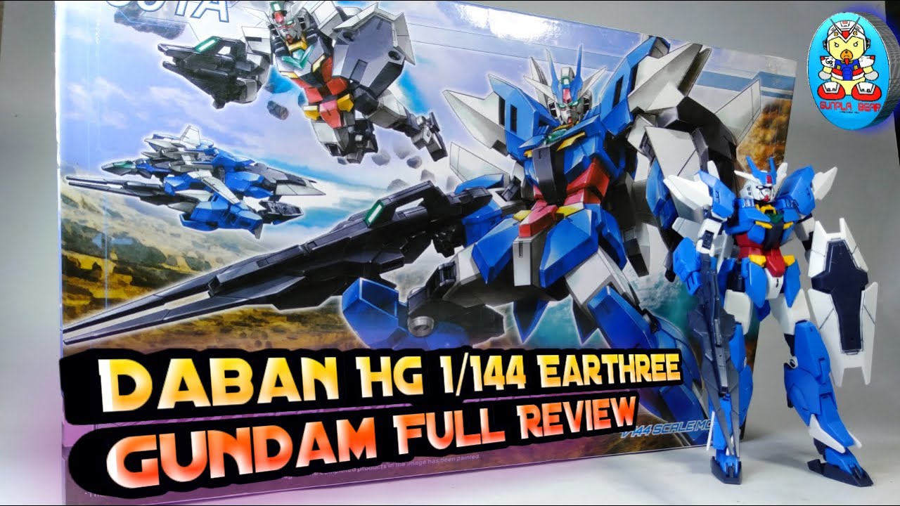 DABAN HG 1/144 EARTHREE GUNDAM : FULL REVIEW - YouTube