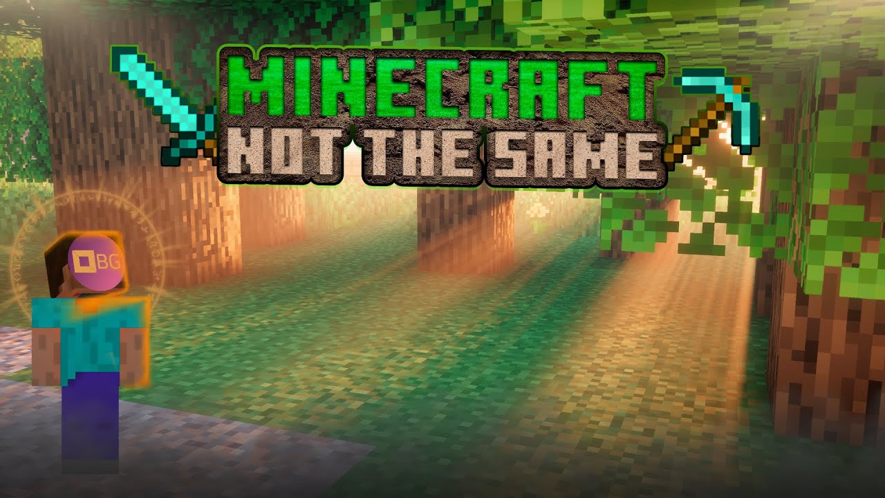 Minecraft not the same - YouTube