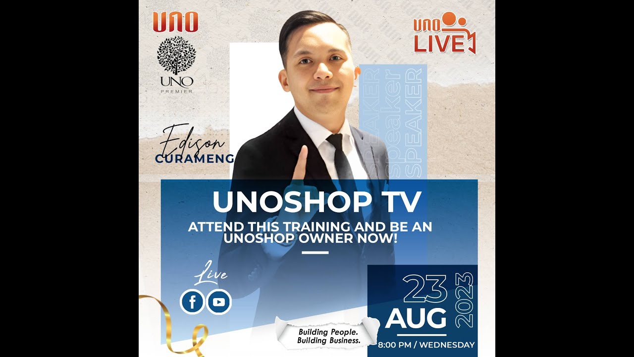 UNO Shop TV. Attend This Training And Be An UNOSHOP OWNER NOW! - YouTube