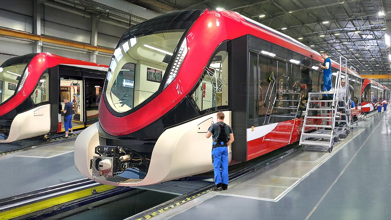 Inside Massive German Factory Building Modern Trains From Scratch - YouTube