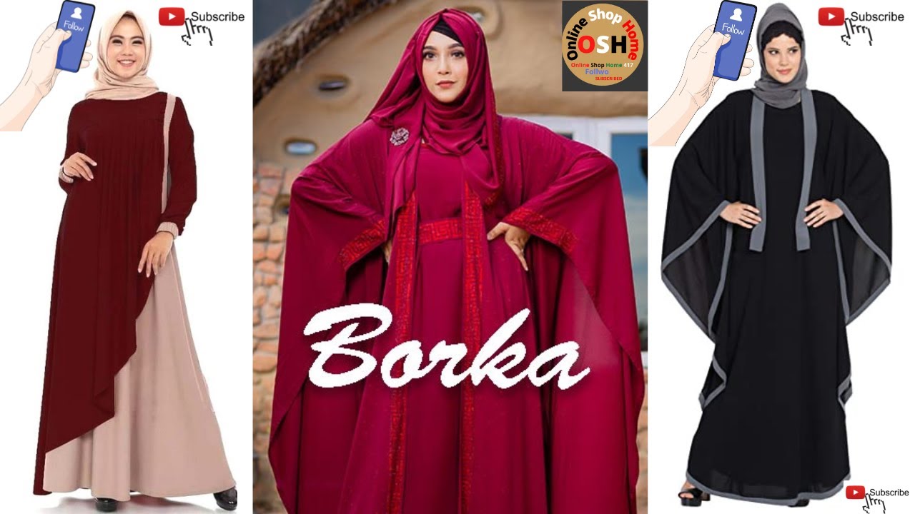 New Abaya & Borka|Very Attractive & Beautiful Arabic & Dubai Front Open ...