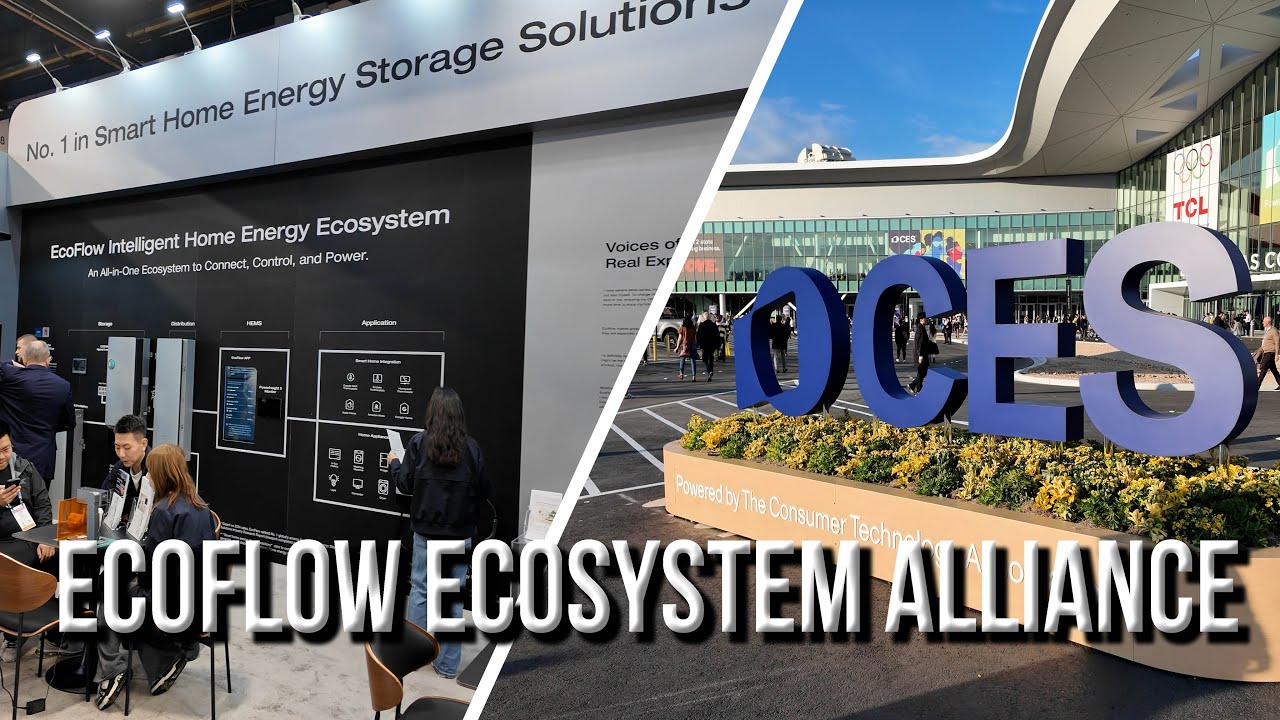 HUGE EcoFlow Announcement at CES - Introducing the Ecosystem Alliance ...