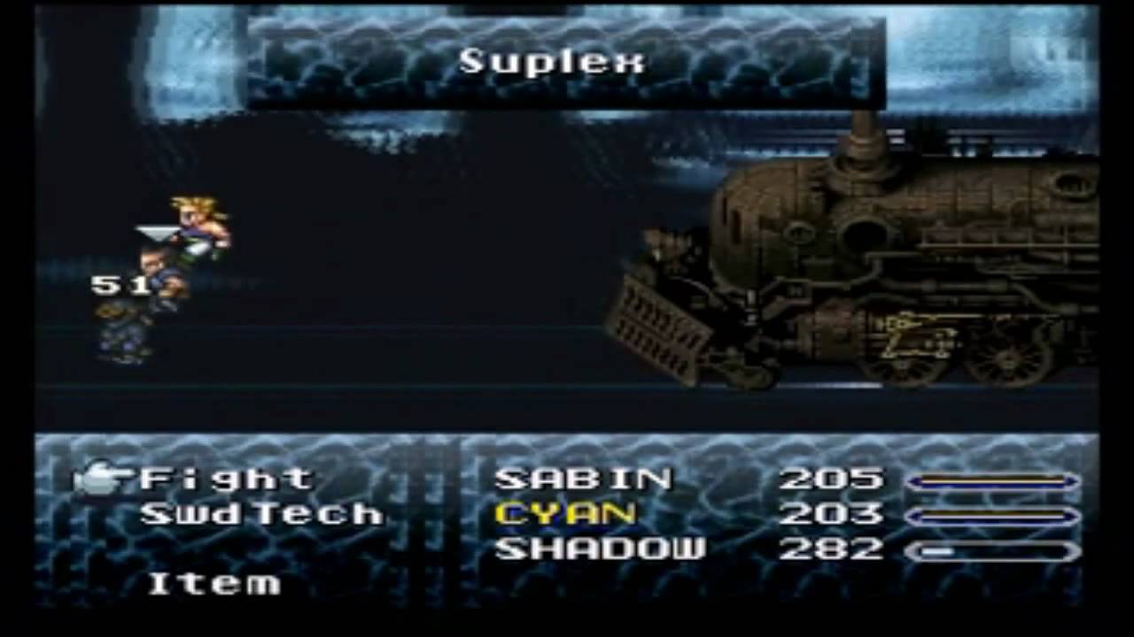 Let's Play FF6 Ep 27 'SUPLEX A TRAIN' - YouTube