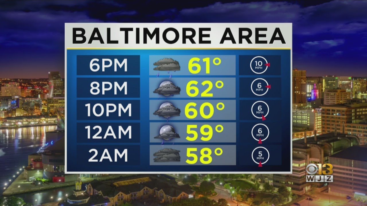 WJZ's Weather Team Provides An Update On Rain - YouTube
