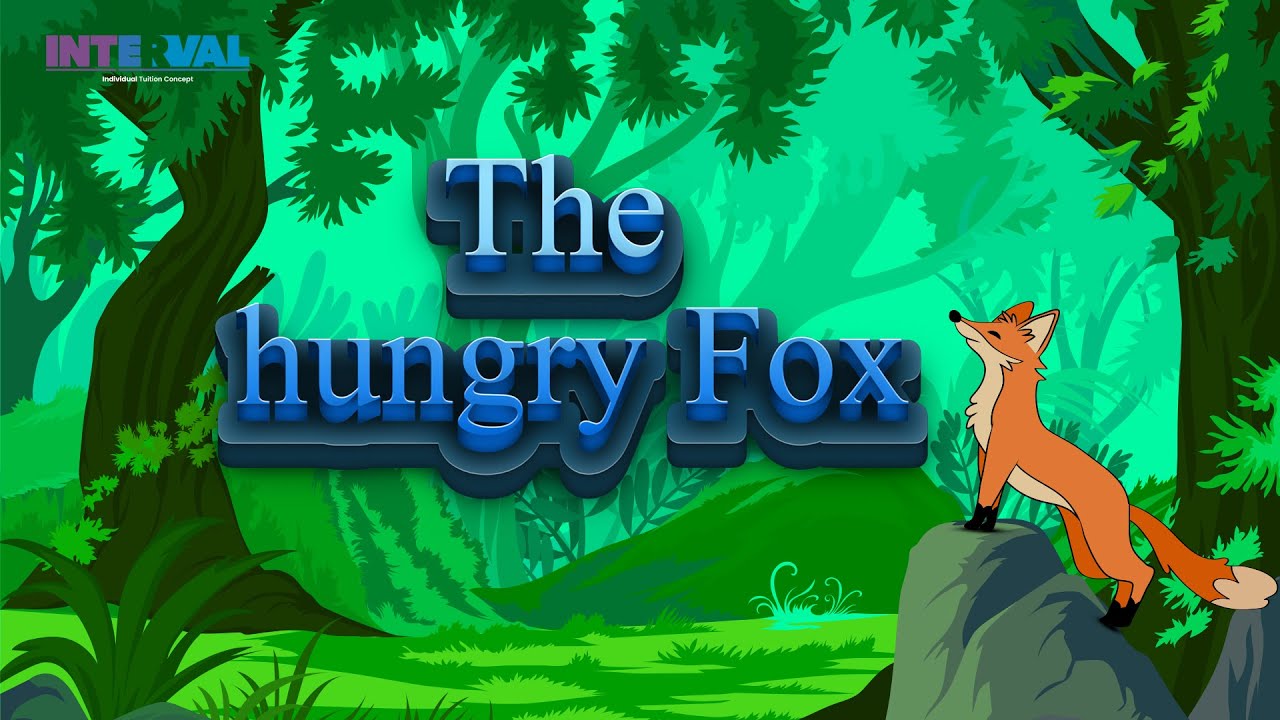 The Hungry Fox | English story | Online Kindergarten | Little Genie - YouTube