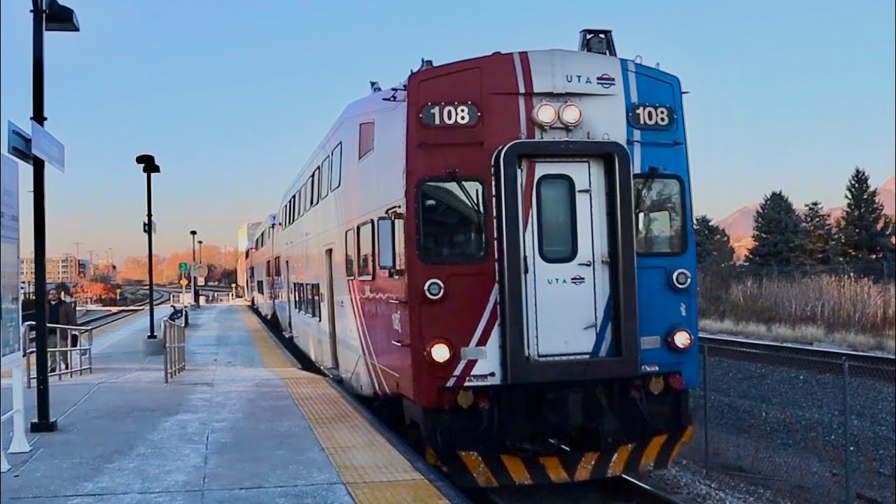 Riding The Southbound Frontrunner To Provo And Back Ft. @utahtrains4103 ...