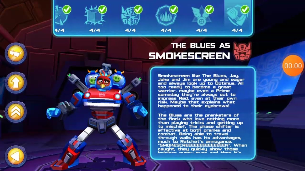憤怒鳥變形金剛Angry birds transformers 煙幕 Smokescreen - YouTube
