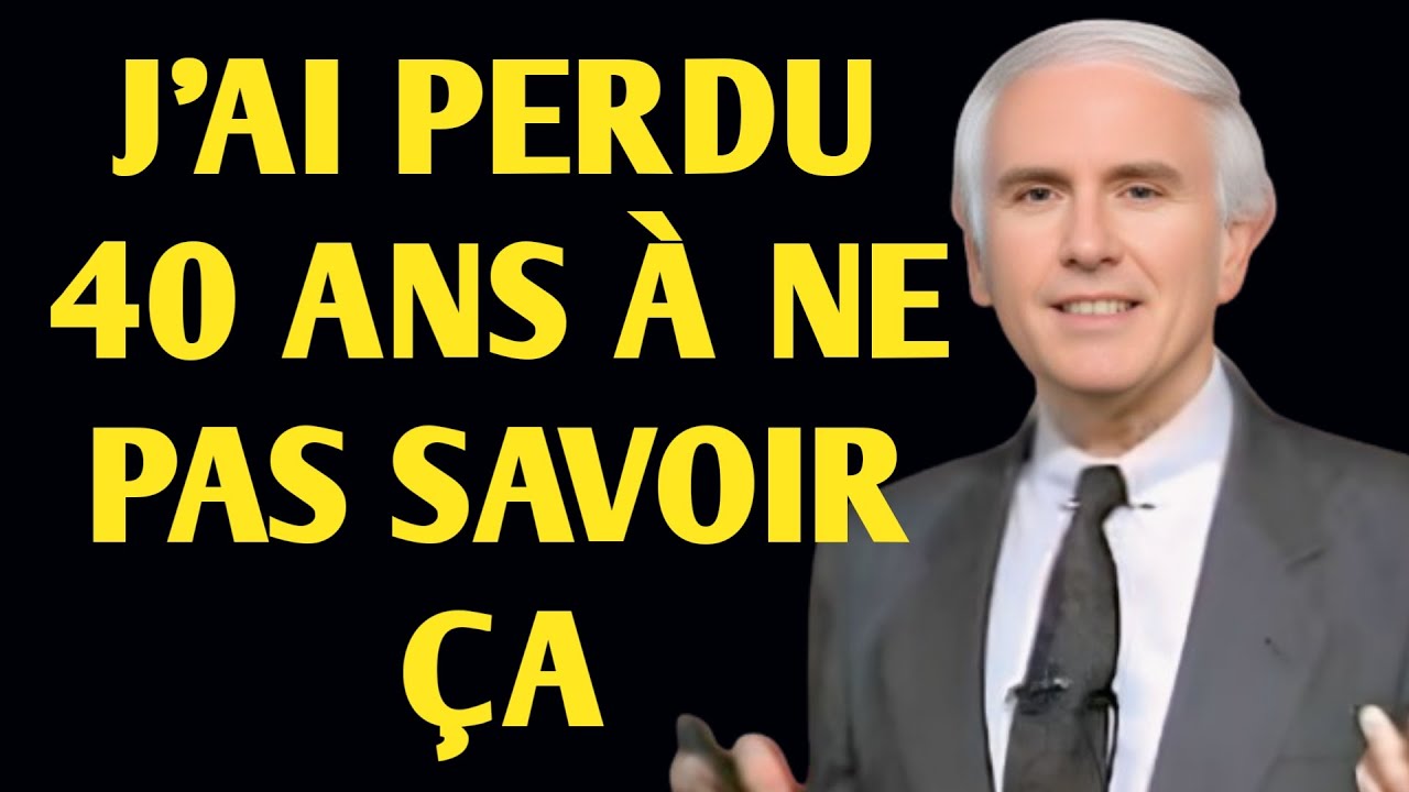 Il m'a fallu 40 ans pour comprendre ce que je vais vous dire dans les ...