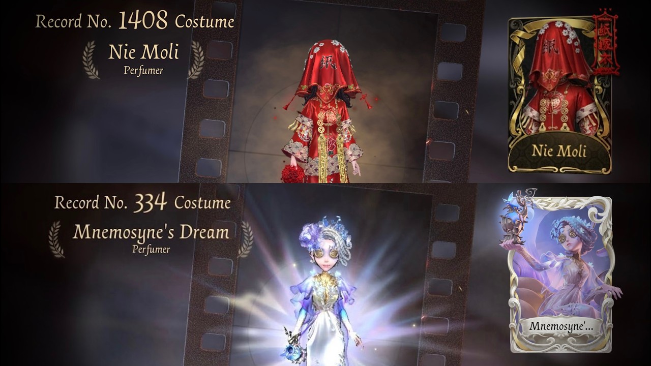 Identity V | I've played with both Perfumer skins — SS vs NEW Crossover ...
