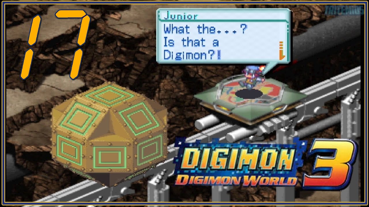 Digimon World 3 #17 - Bulbmon Boss Battle in Deeper Crevice Gondola ...