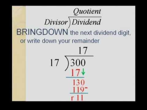 BEST Long Division song - Fun Learning Math! - YouTube