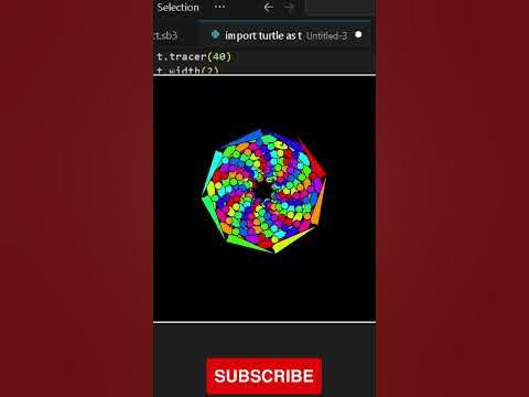 Unleash the Wonders of Python: Dive into Mesmerizing Turtle Graphics! 🚀🐢 - YouTube