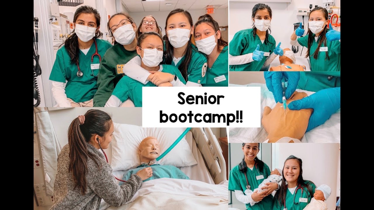 SENIOR NURSING BOOTCAMP!! *my first time putting in an IV* - YouTube