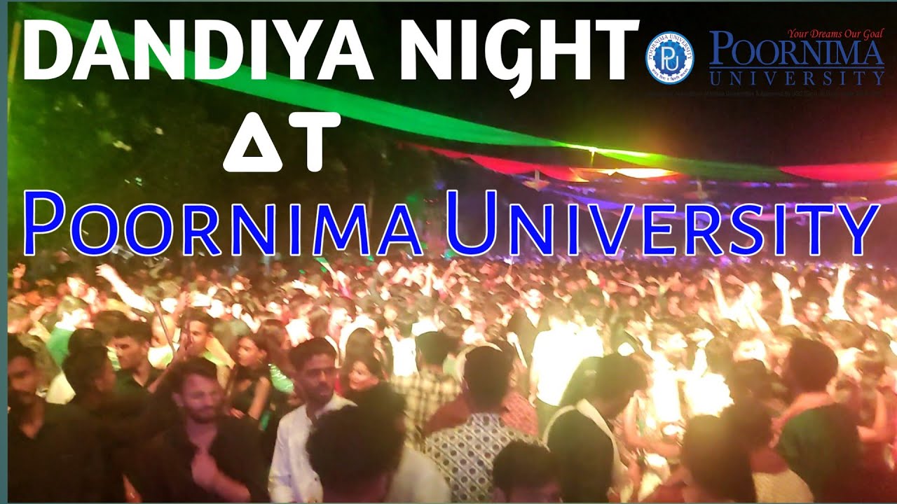 Dandiya Night At Poornima University | Navratri Special Dandiya Dance ...