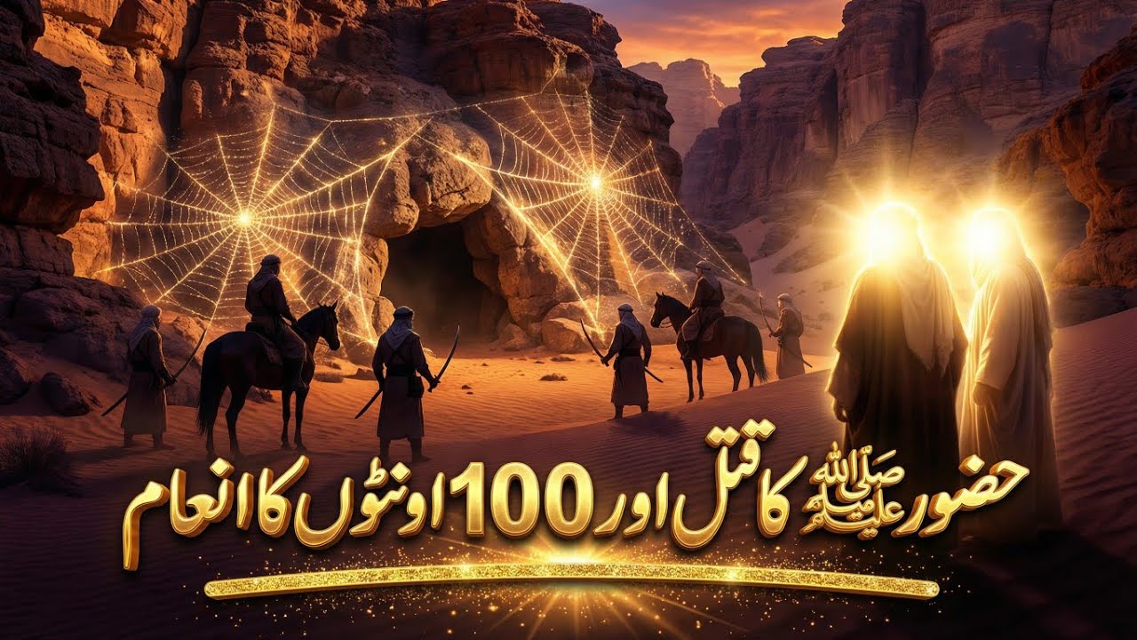 Ghar e Saur mein Muhammadﷺ ki Jan Makdi ne Kaise Bachai| Hijrat Ka ...