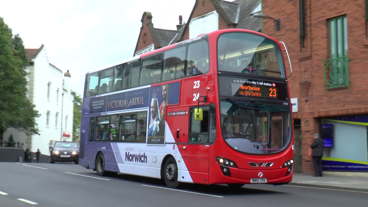 NORWICH BUSES AUG 2017 - YouTube
