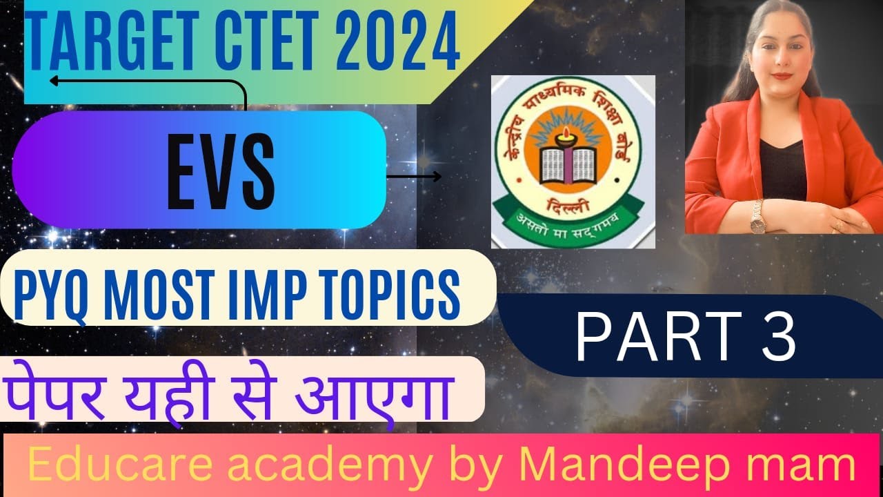 EVS IMPORTANT TOPICS PART 3 - YouTube