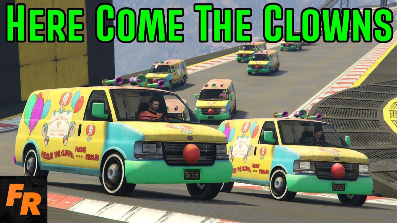 Here Come The Clowns - Gta 5 Racing - YouTube