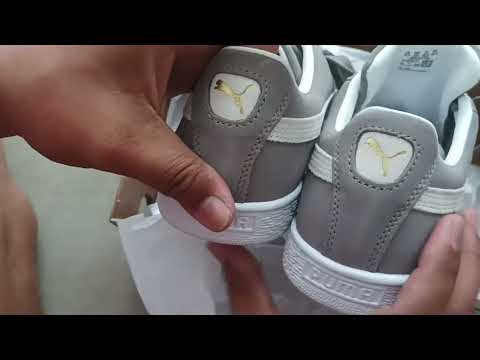 Puma Suede Classic XXI Steel Gray-Puma White (Closer Look)