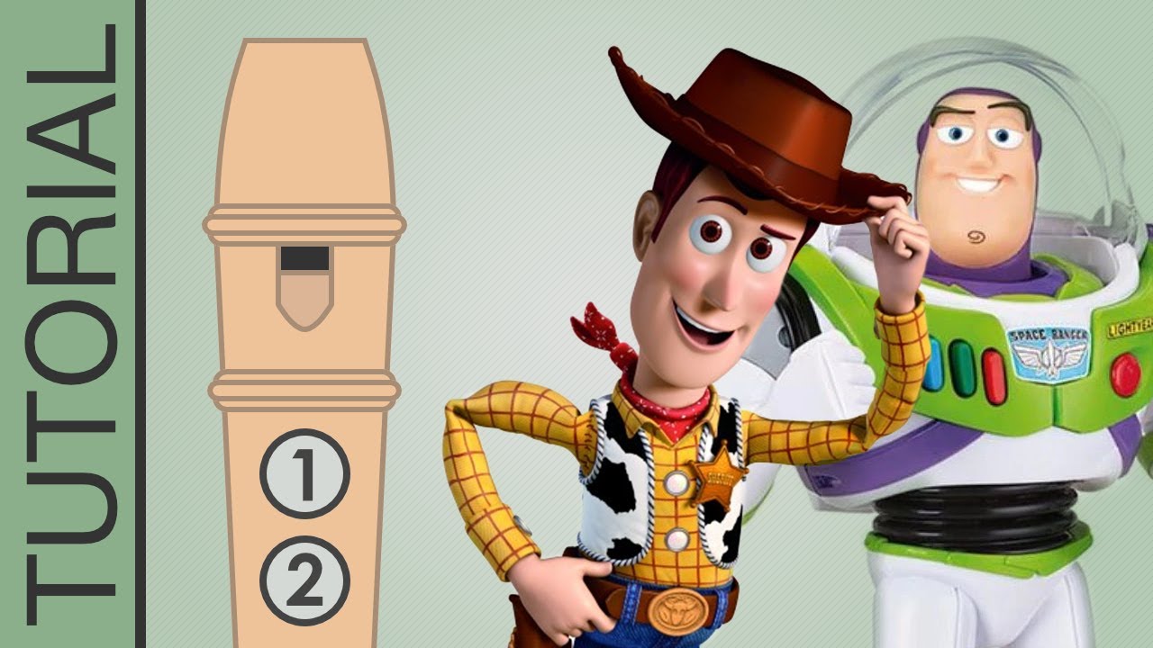 You've Got a Friend in Me (Toy Story Song) - Recorder Flute Tutorial ...