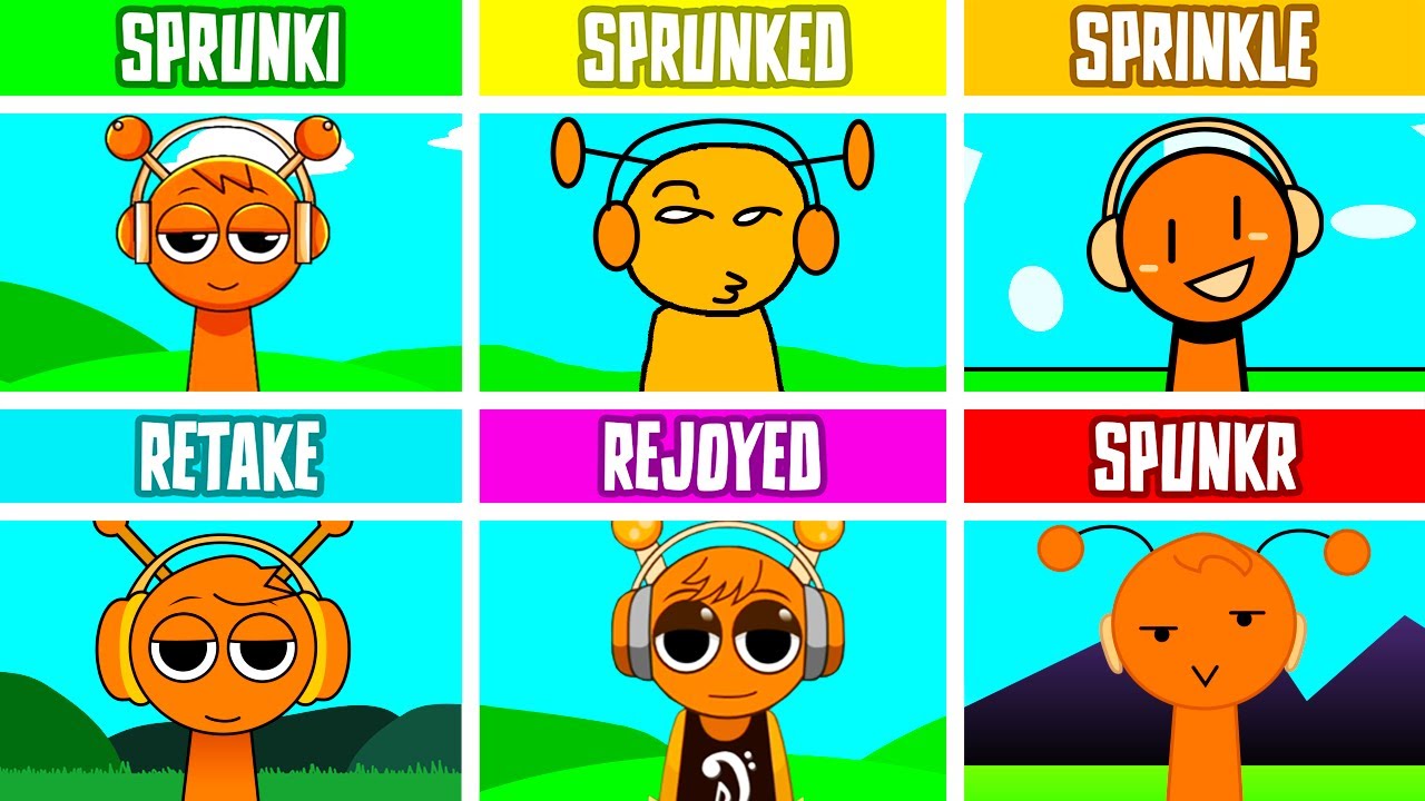 All Sounds Sprunki VS Sprunked VS Sprinkle VS Retake VS Rejoyed VS ...