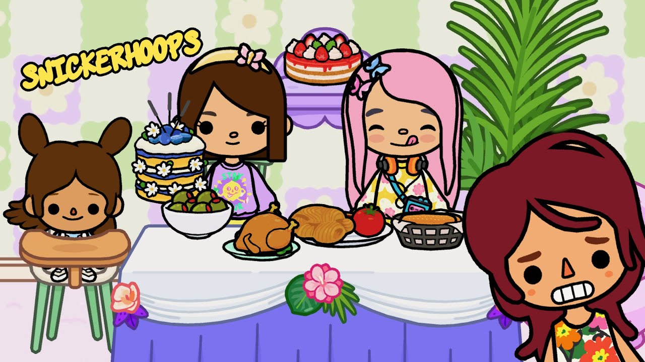 THANKSGIVING DINNER and NEW FURNITURE in Toca Boca | Toca Life World ...