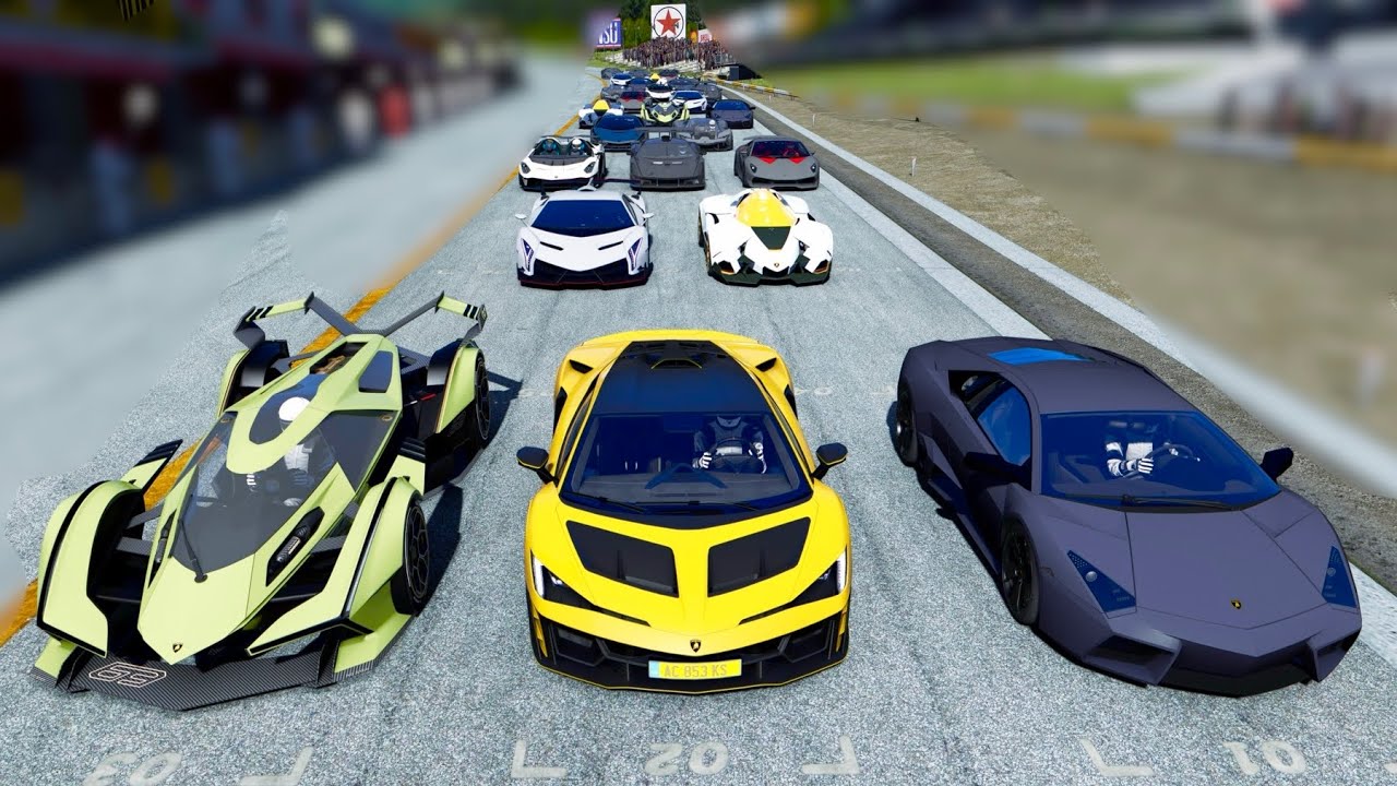 Lamborghini Fenomeno vs All Lamborghini Hypercars at Special Stage ...