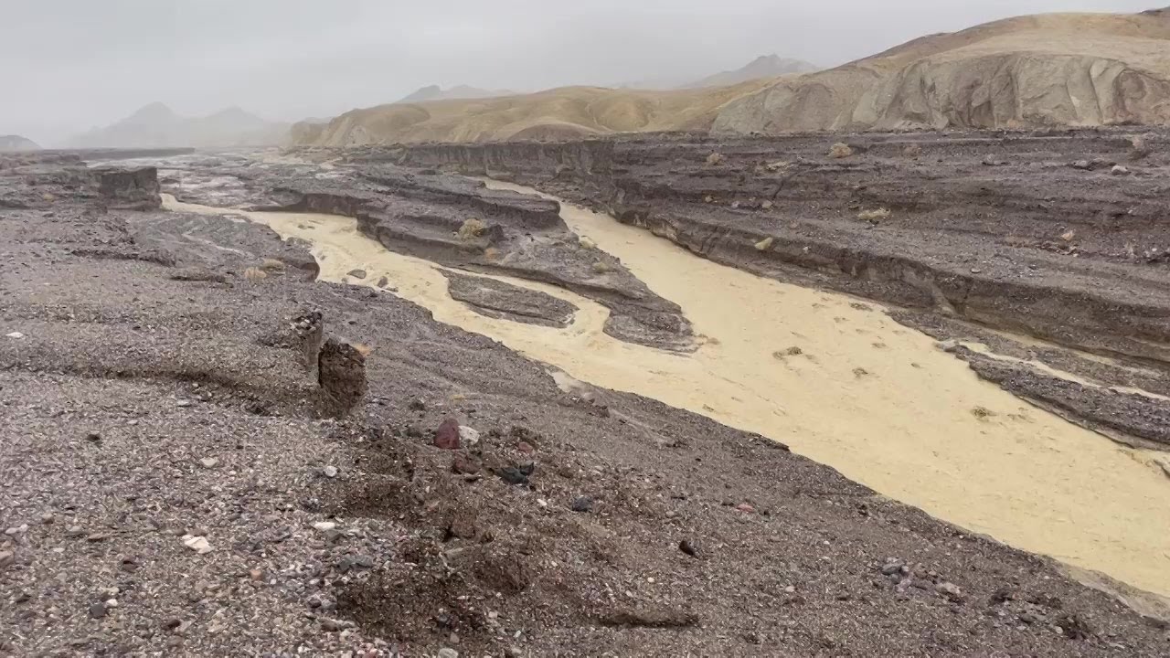 Flooding in Death Valley National Park as California battered by storm ...