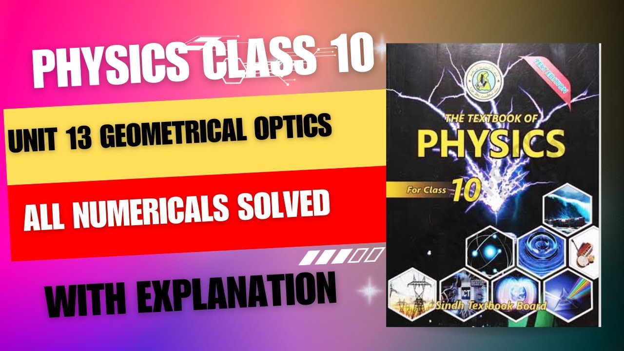 All Numericals Solved|| Unit 13 Geometrical optics|| New Physics Book ...
