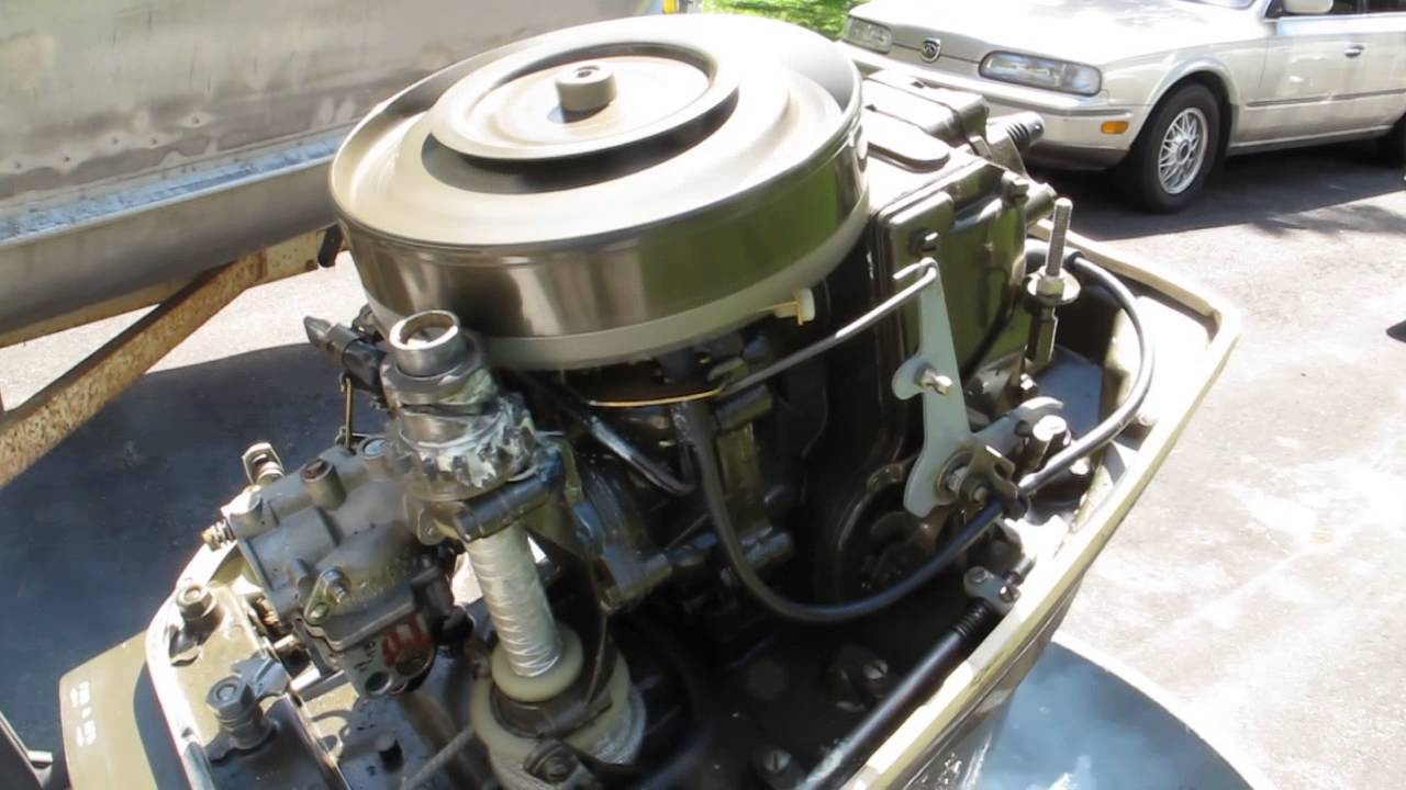 20 HP Viking Outboard Motor - YouTube