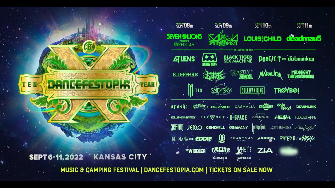 Dancefestopia 2022 Lineup - Hype Video - YouTube