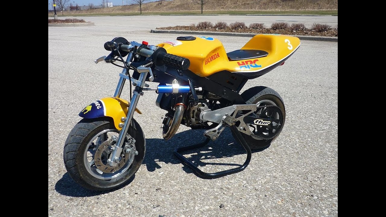 49 CC Pocket Bike 2014 - YouTube